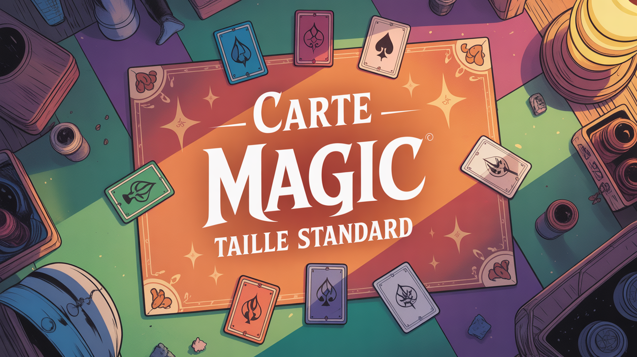 Taille carte Magic : maîtrise la norme pour protéger ton deck