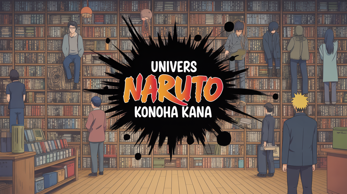Naruto Konoha : l'univers des mangas Kana te tend les bras