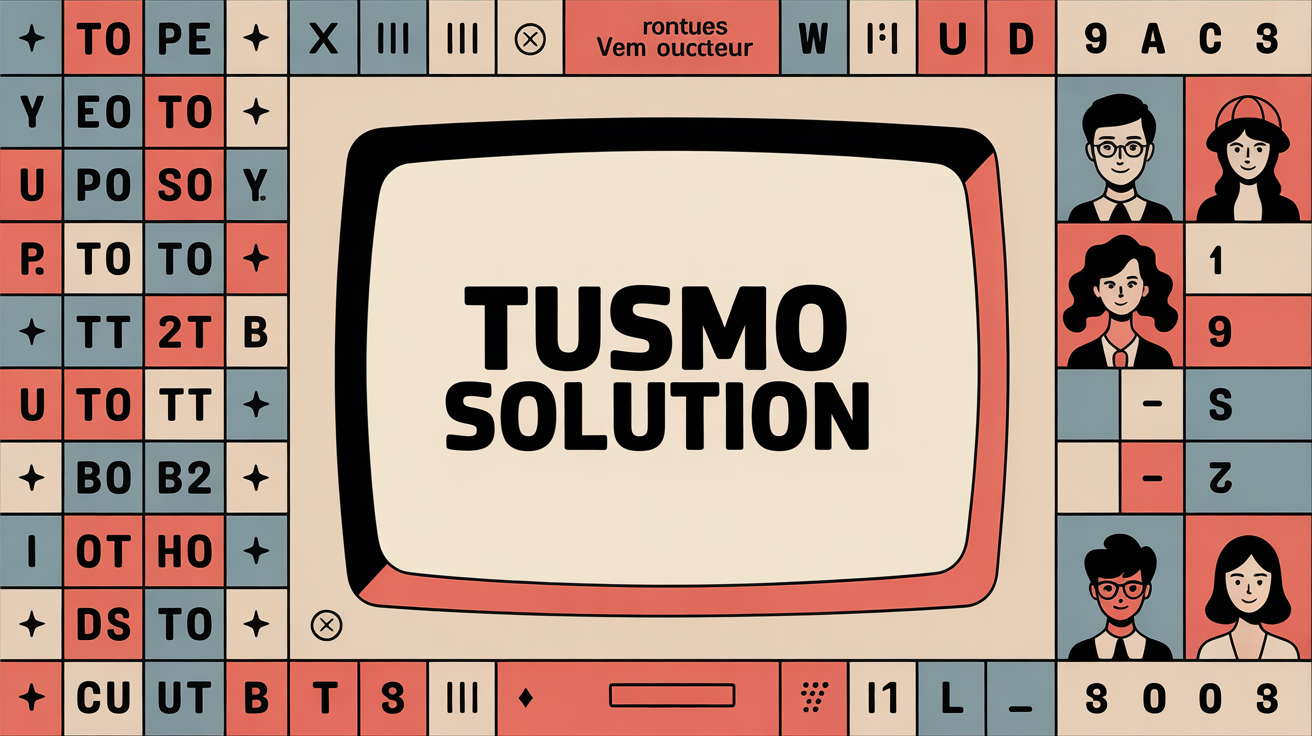 Tusmo solution du jour : trouvez instantanément le mot et progressez au ...
